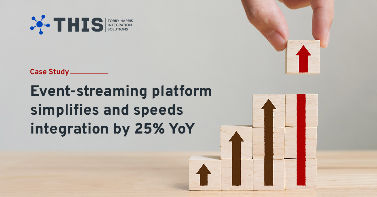 Event-streaming platform simplifies and speeds integration by 25% YoY