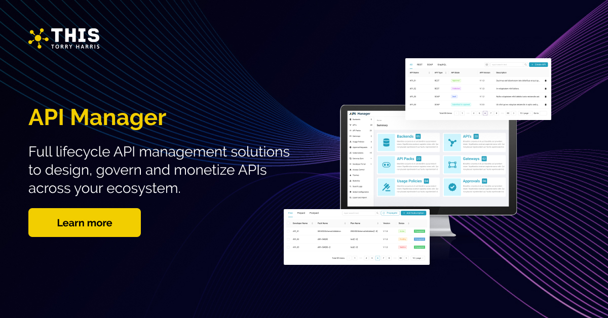 Torry Harris API Manager (TH‑APIM) | Secure, Monetize & Govern APIs